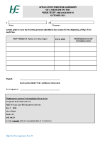 Price Application Forms - HSE.ie