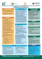 Paediatric Algorithms - HSE.ie