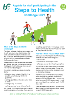Steps to Health Challenge 2021 - HSE.ie