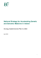 National Strategy for Accelerating Genetic and Genomic Medicine in ...