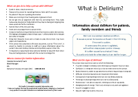 Integrated Care Pathways for Dementia and Delirium Algorithms - HSE.ie