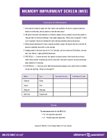 Cognitive Assessment Tools: Assessment of Dementia - HSE.ie