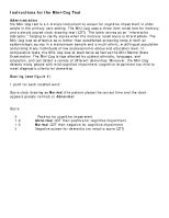 Cognitive Assessment Tools: Assessment of Dementia - HSE.ie