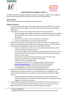 Key messages from AMRIC to community prescribers - HSE.ie