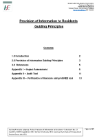 Provision of Information to Residents - HSE.ie