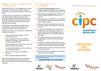 Counselling in Primary Care - HSE.ie