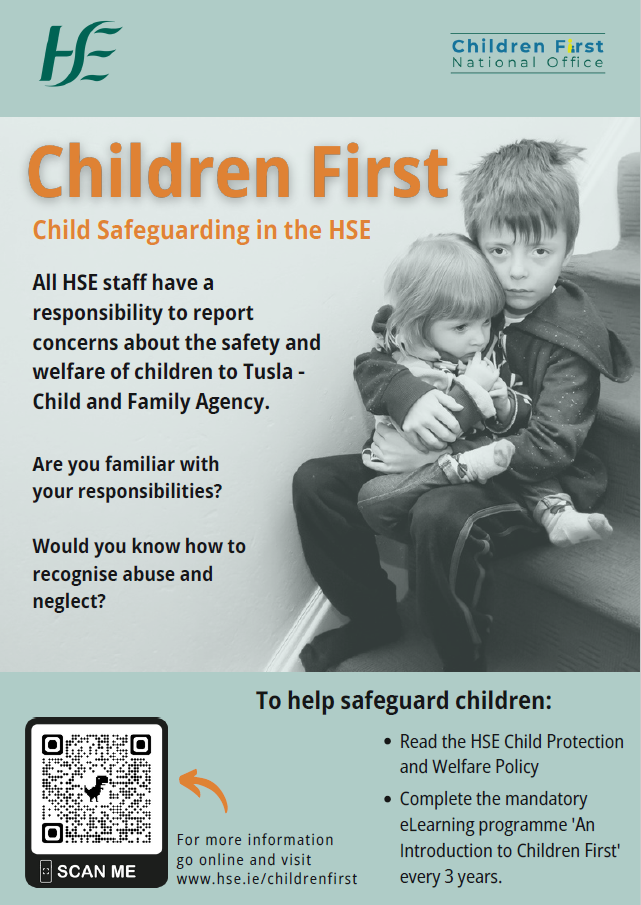 HSE Children First Awareness Posters - HSE.ie